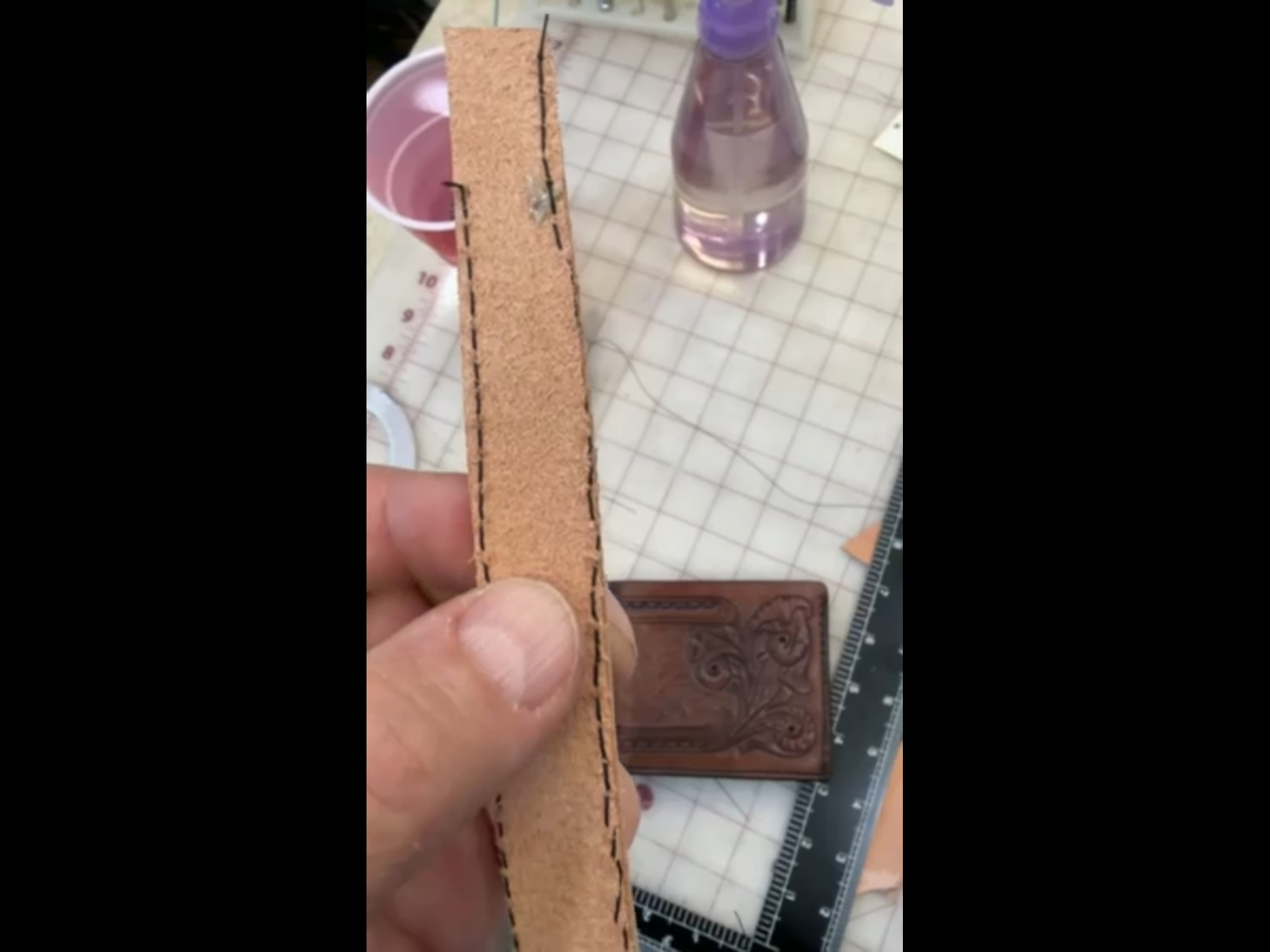 CB341 having issues with sewing near edge of leather - Leather Sewing ...